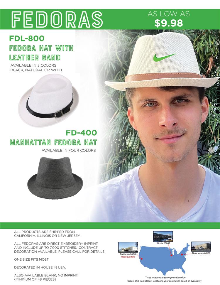 Hats Off to These Cool New Fedoras