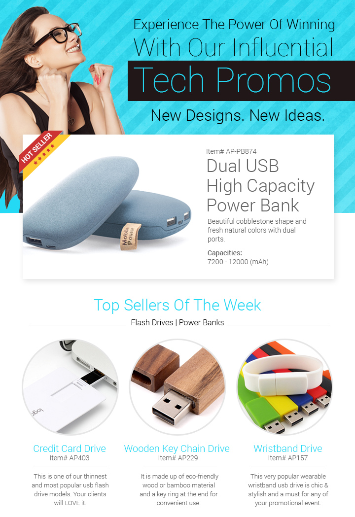 Top Selling Flash Drives & Power Banks - Athena Promo (Five Star A+ ...