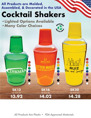 Unique Sport Novelty Drinkware - Made in the USA