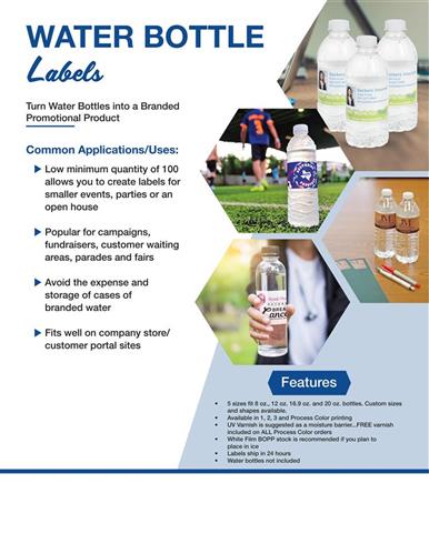 Convenient and cost-effective way to turn water bottles into a branded ...