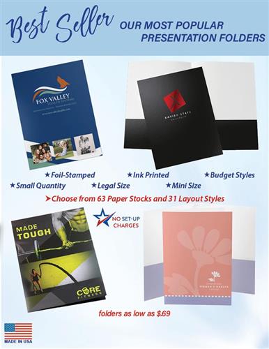 Our Most Popular Presentation Folders